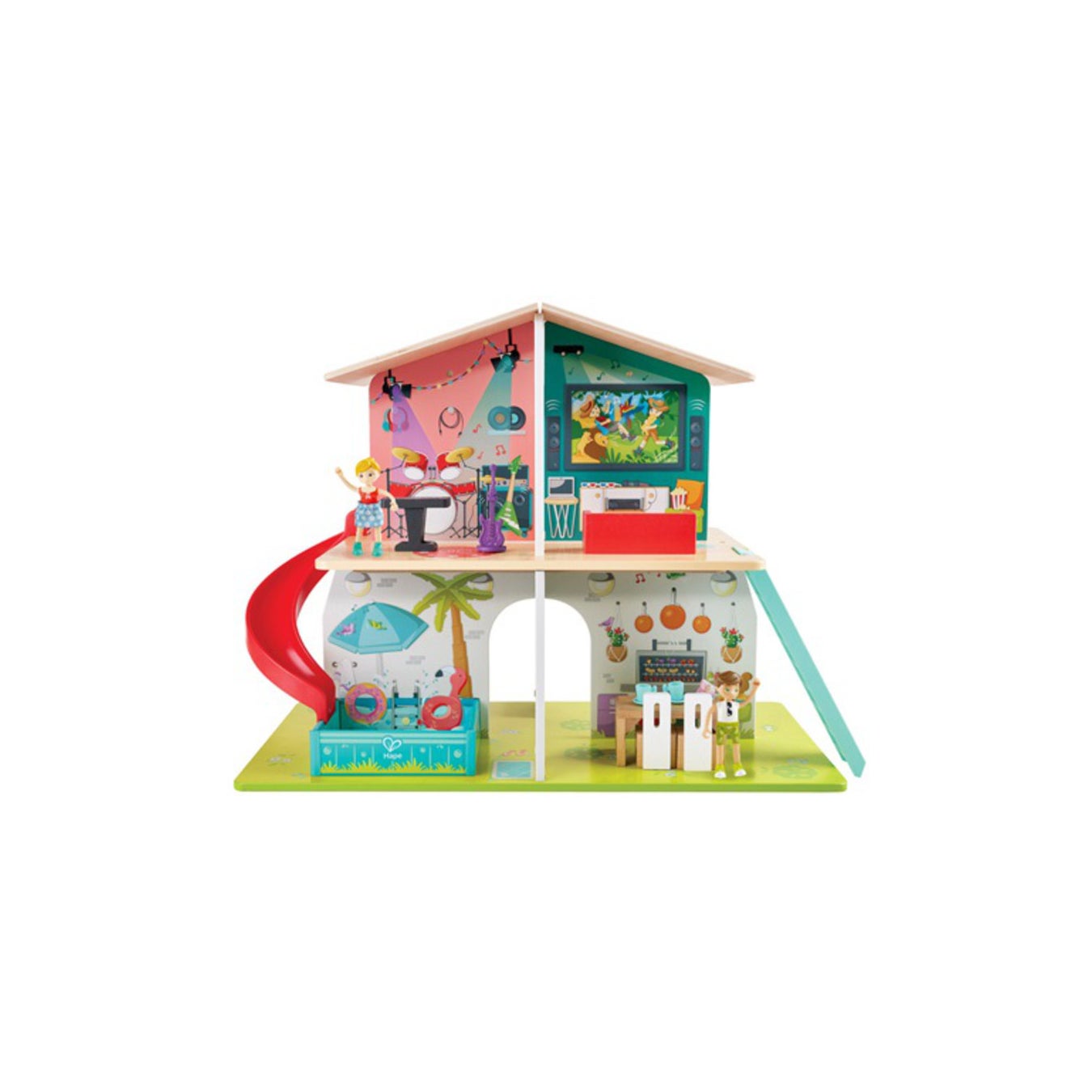 hape-rock-slide-musical-dollhouse-6943478034808-1 | שוקה Shooka